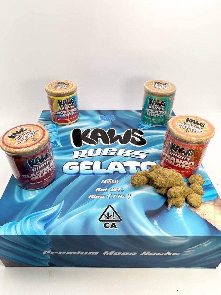 Kaws Rocks Gelato Edition: Luxury Cannabis Collection
